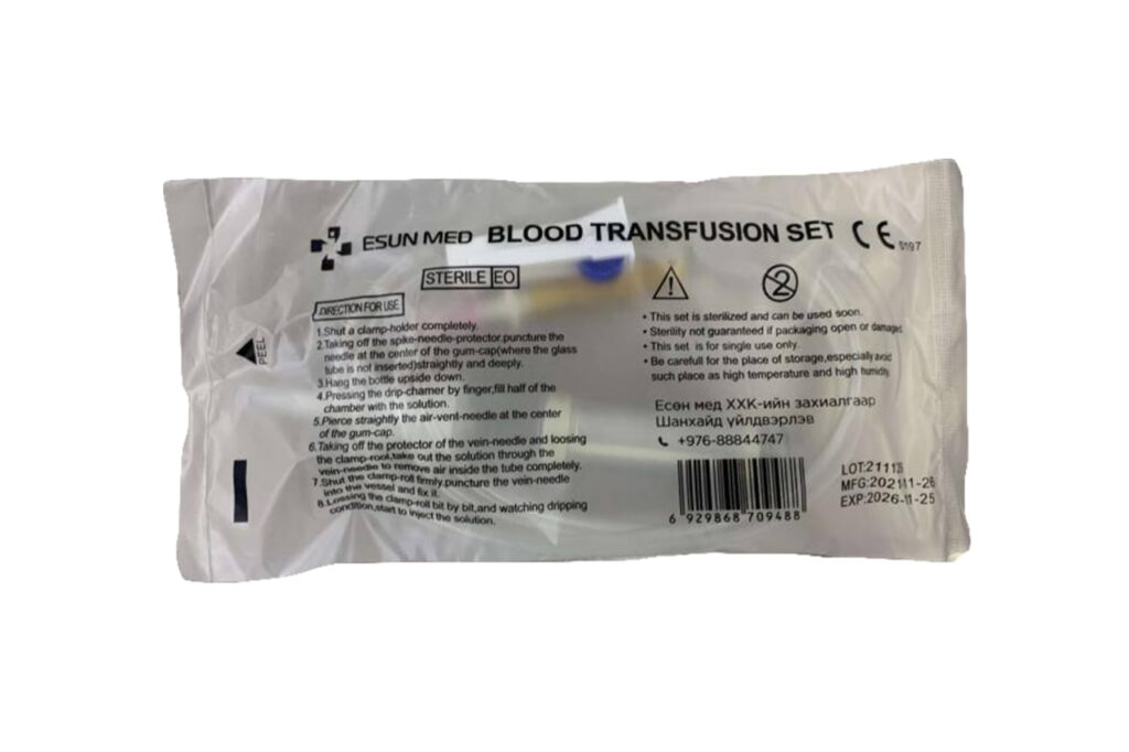 Blood infusion set – eSunMed LLC